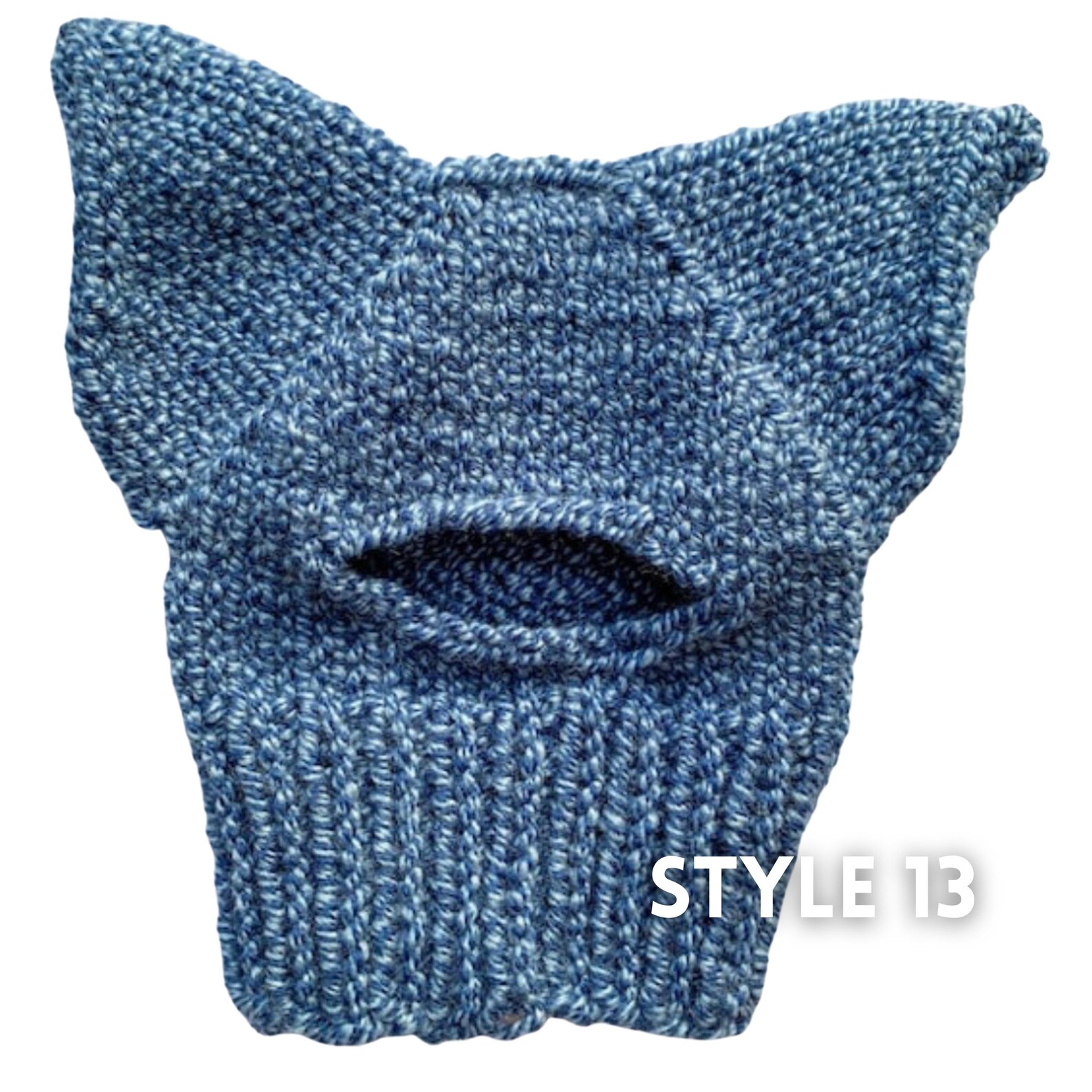 Hat for Cat Ears Covering Cat Hat Multicolored Handmade Hat | Etsy