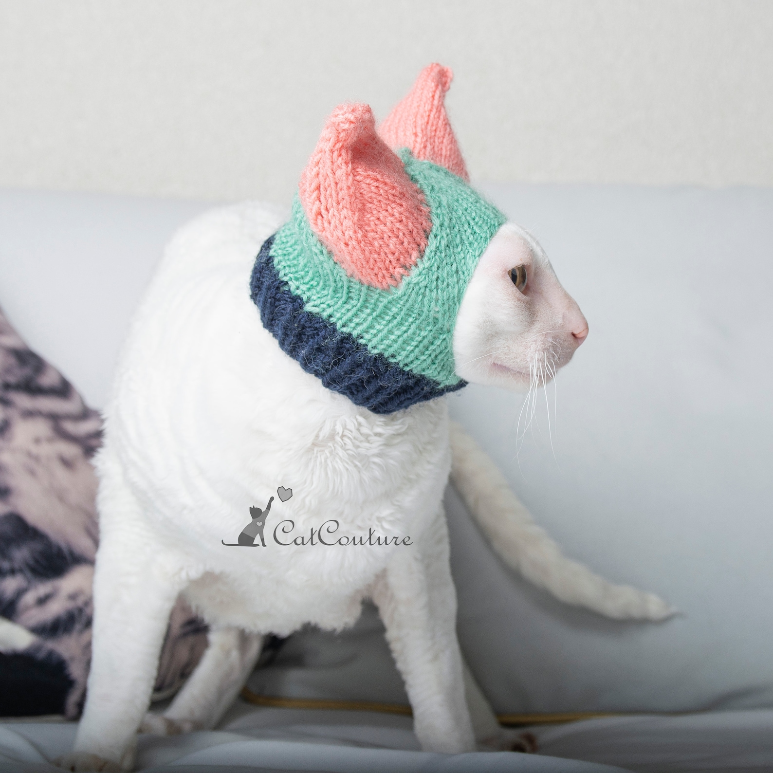 Ears Covering Hat for Cat Cat Winter Wear Sphynx Cat Hats | Etsy