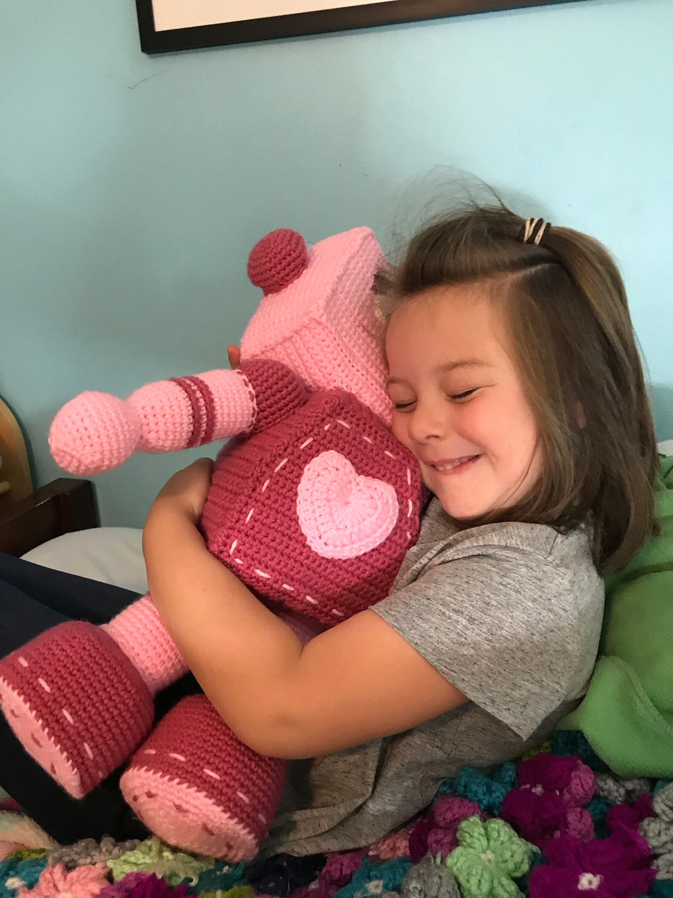 Little Love Bot -- Crochet Stuffed Robot PDF PATTERN - Etsy