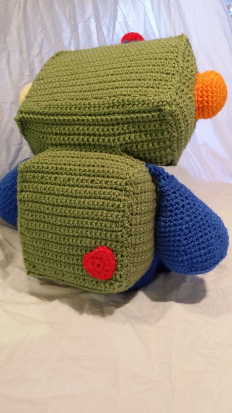Happy Little Robot Crochet Pattern - Etsy