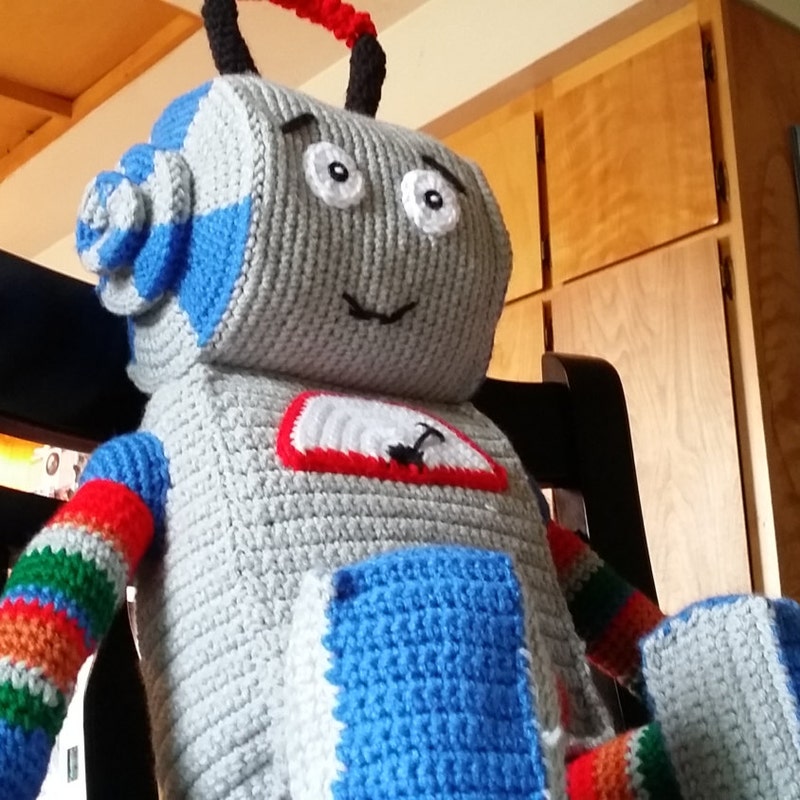 Crochet Robot - Etsy