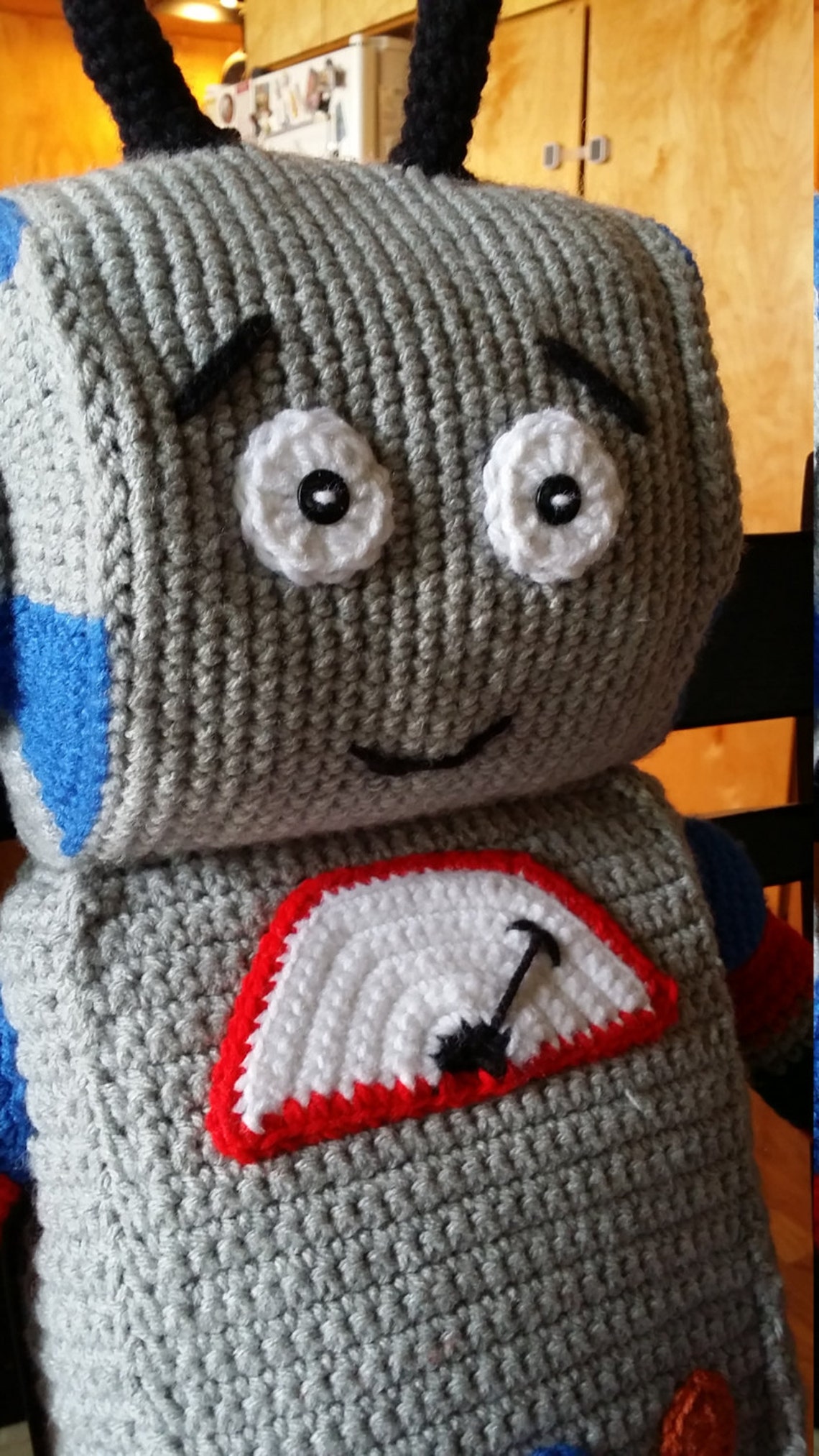 Crochet Robot PDF Pattern "caleb's Robot" - Etsy