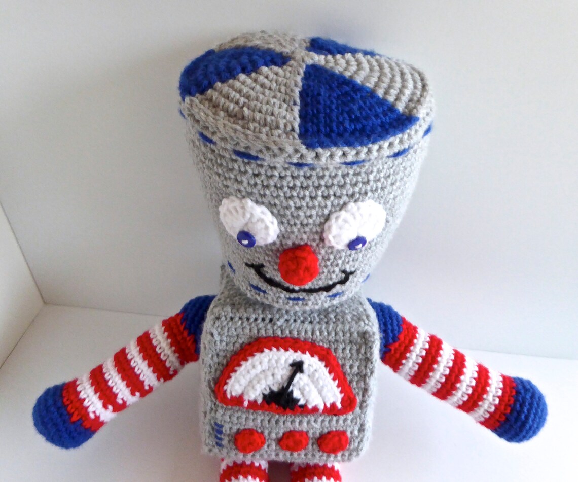 Henry-bot, Crochet Robot PATTERN - Etsy