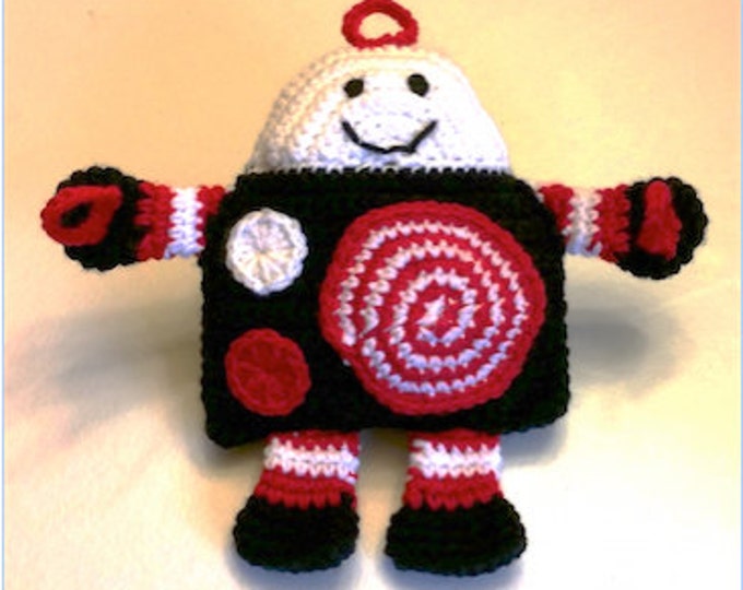 Little Love Bot Crochet Stuffed Robot PDF PATTERN - Etsy