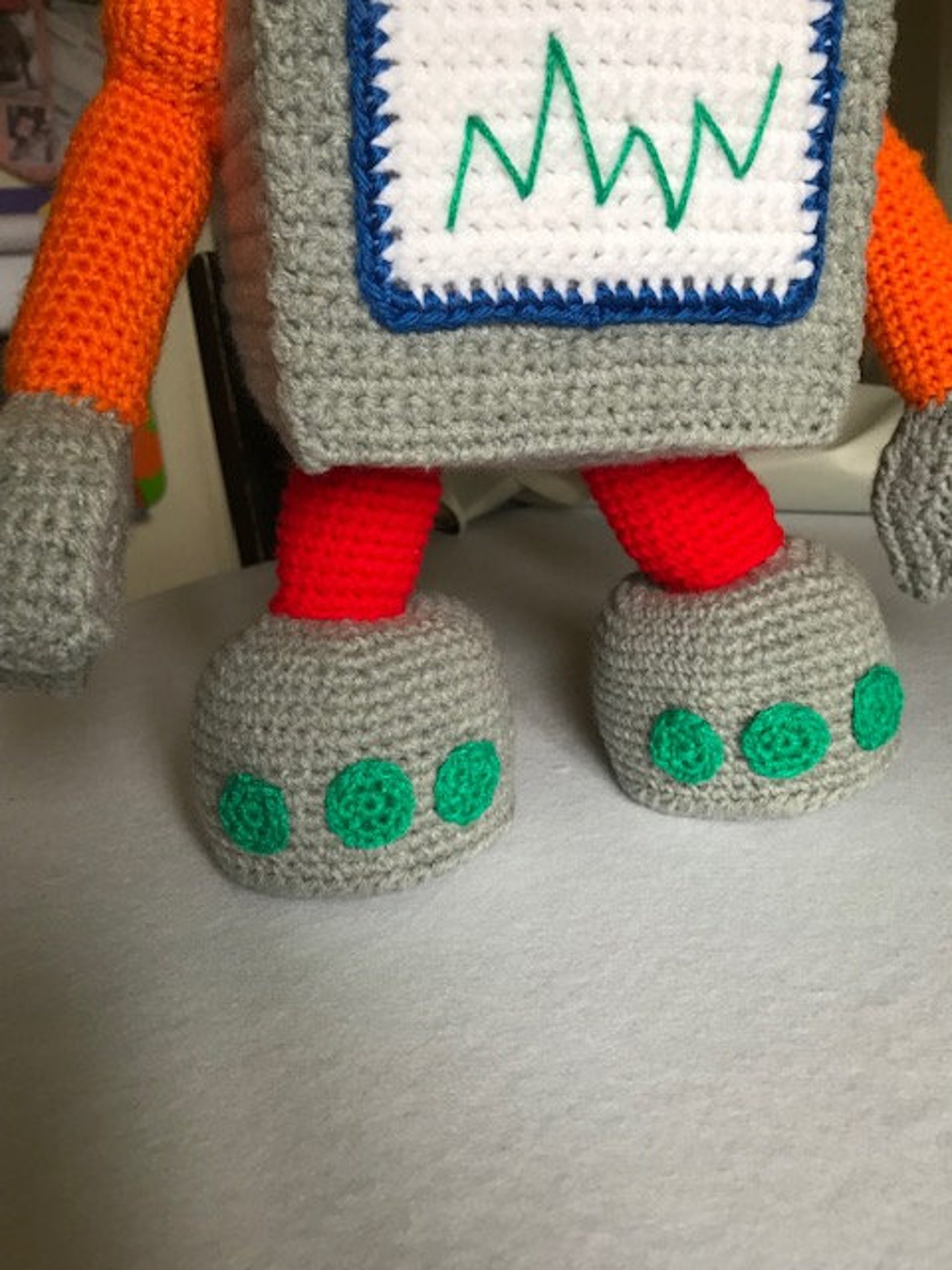 Malbot - Crochet Robot PDF PATTERN - Etsy