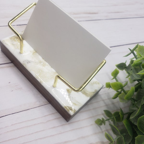 Marble Business Card - Etsy
