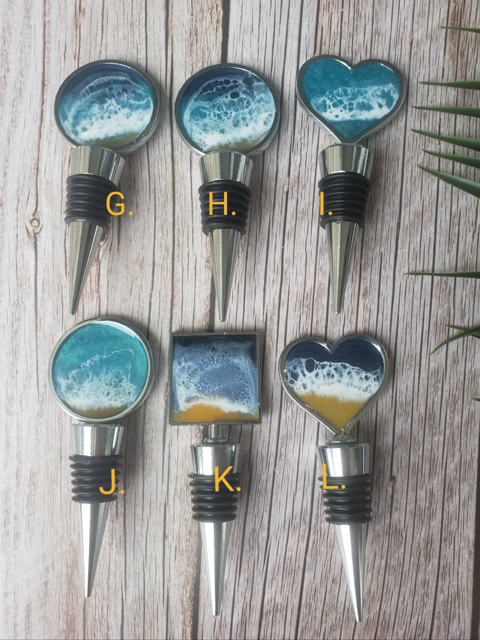 Ocean Waves Wine Stopper Nautical Decor Ocean Gift - Etsy