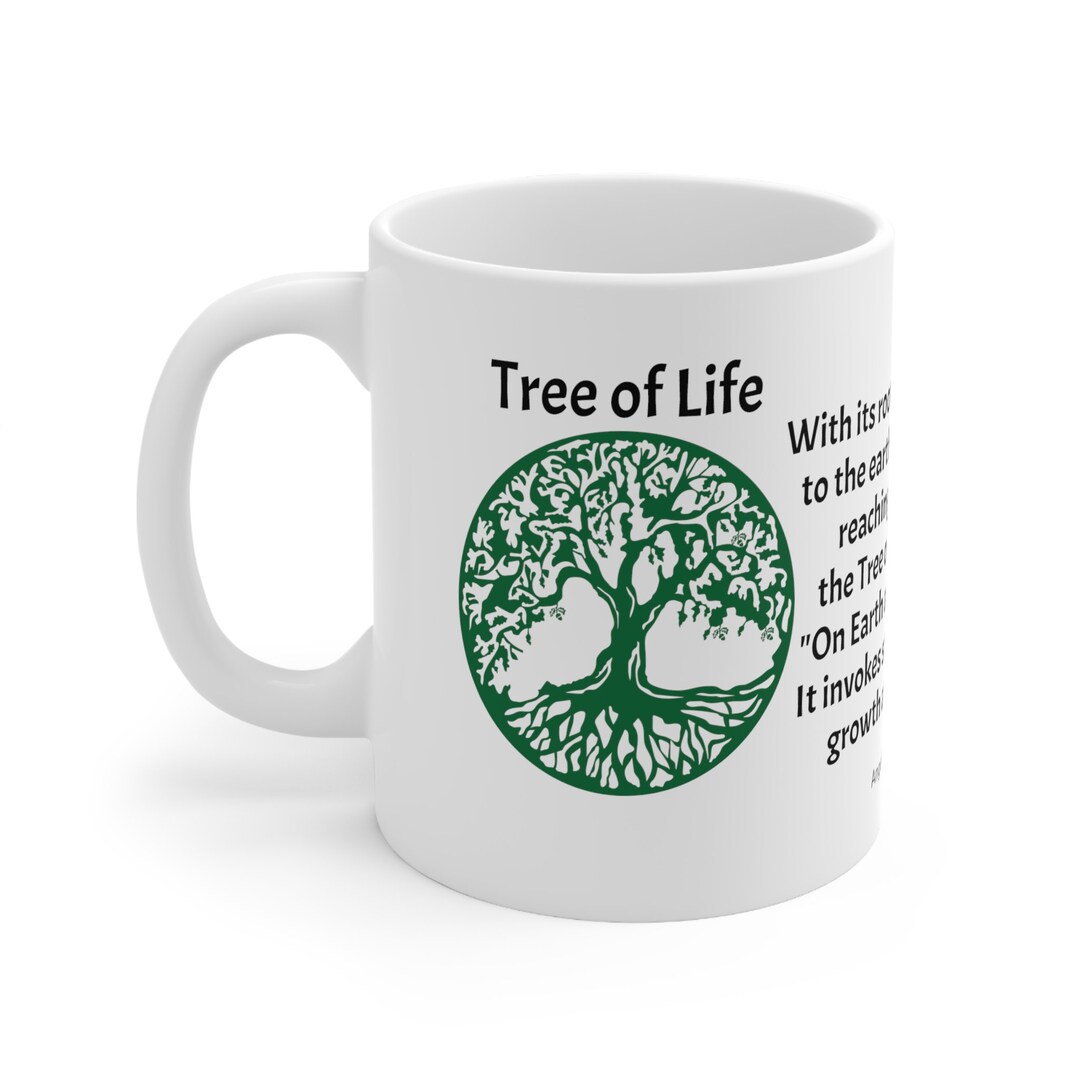Tree of Life Mug Sacred Tree Strength Item Sacred Geometry Heaven on ...