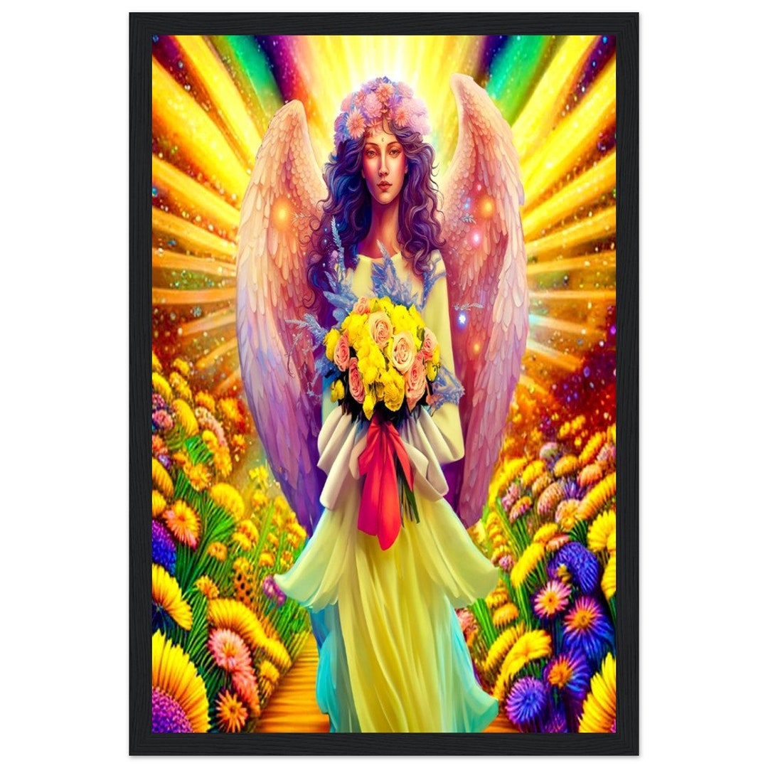 Archangel Jophiel 12x18 Artwork Angel Spiritual Deities Goddess ...