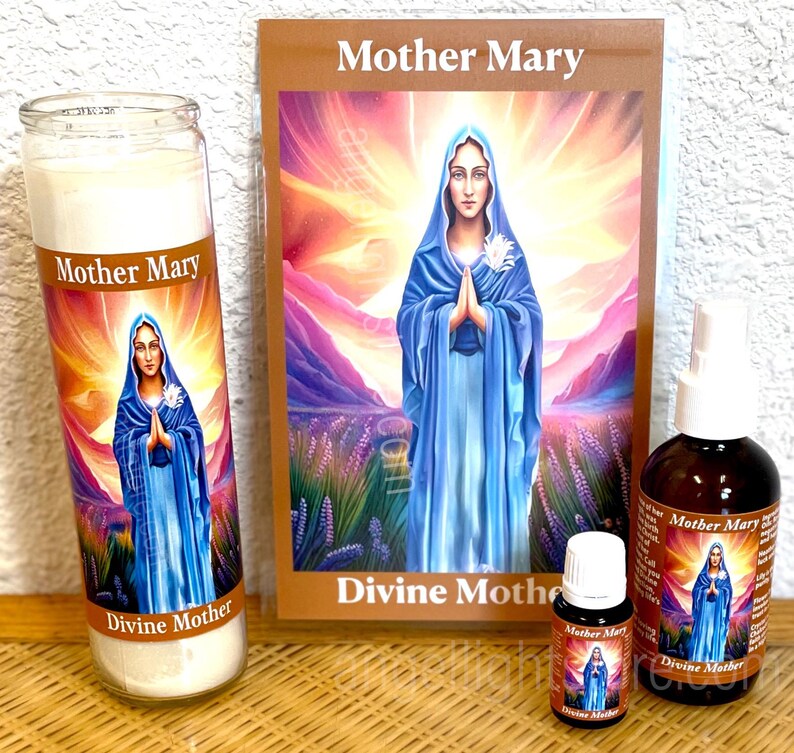 Mother Mary Altar Print - Etsy