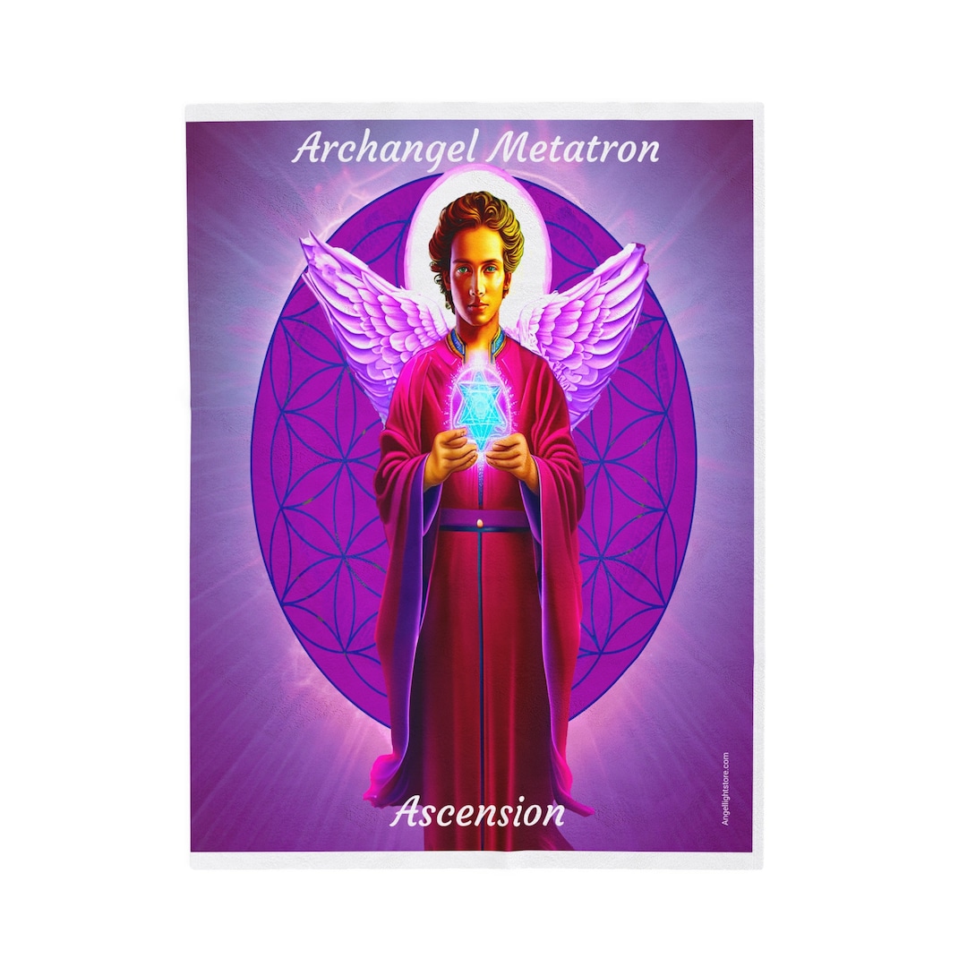 Archangel Metatron Blanket Bedspread Bed Cover Wall Hanging Tapestry ...