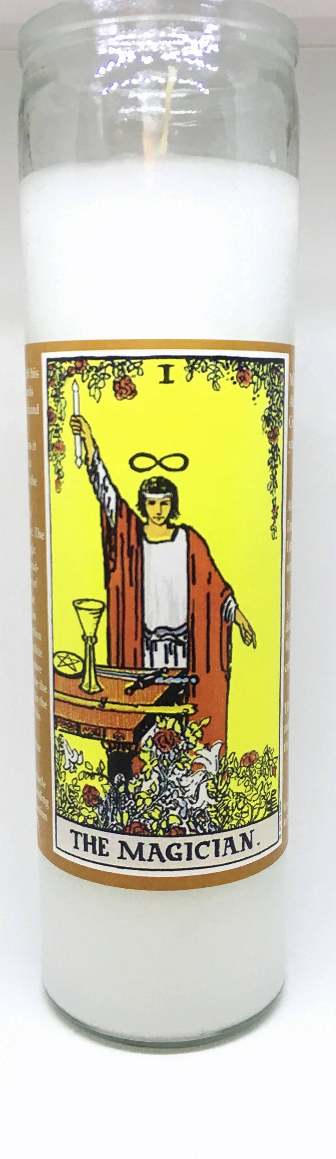 Tarot Magician Candle Oracle Card Rider Waite Image Spiritual ...