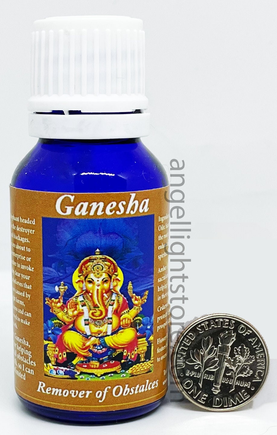 Ganesha Oil Anointing Hindu Deity Indian Religion Remover of Obstacles ...