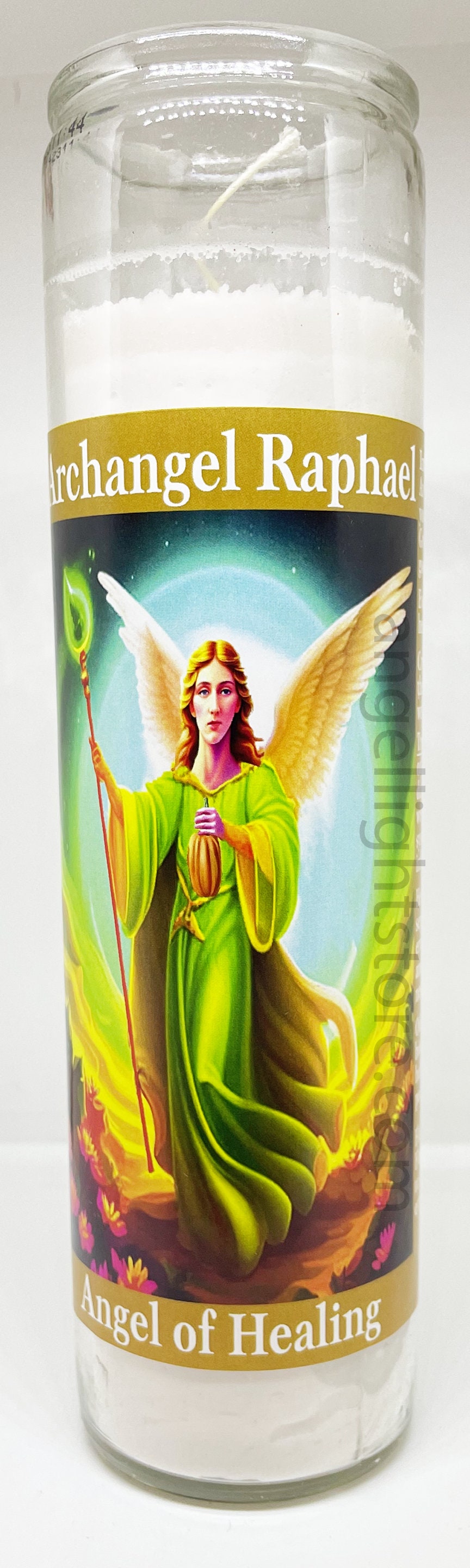 Archangel Raphael Candle Angel of Healing Item Heart Chakra Hospital ...