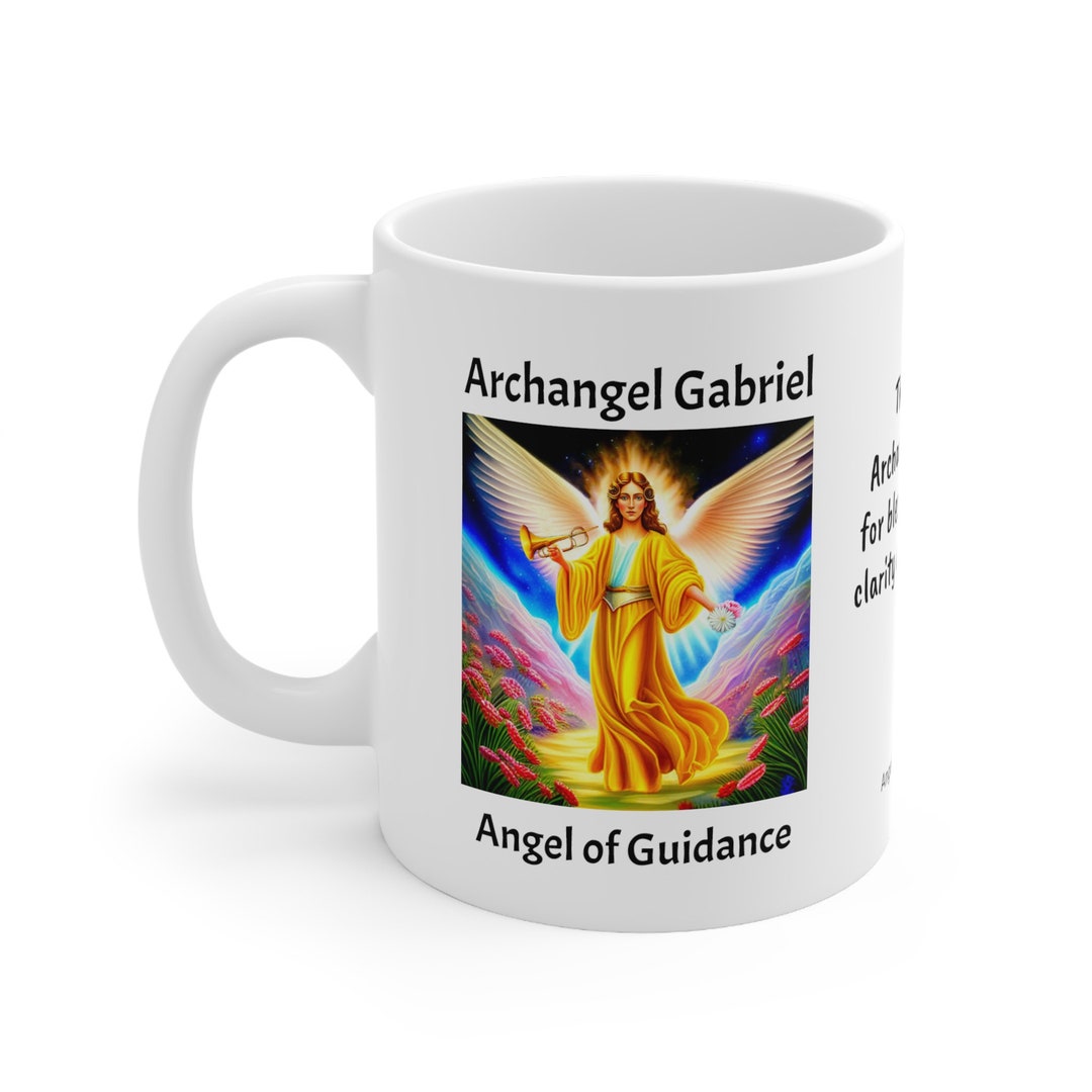 Archangel Gabriel Mug Angel of Guidance Item Angel of Clarity Gift ...