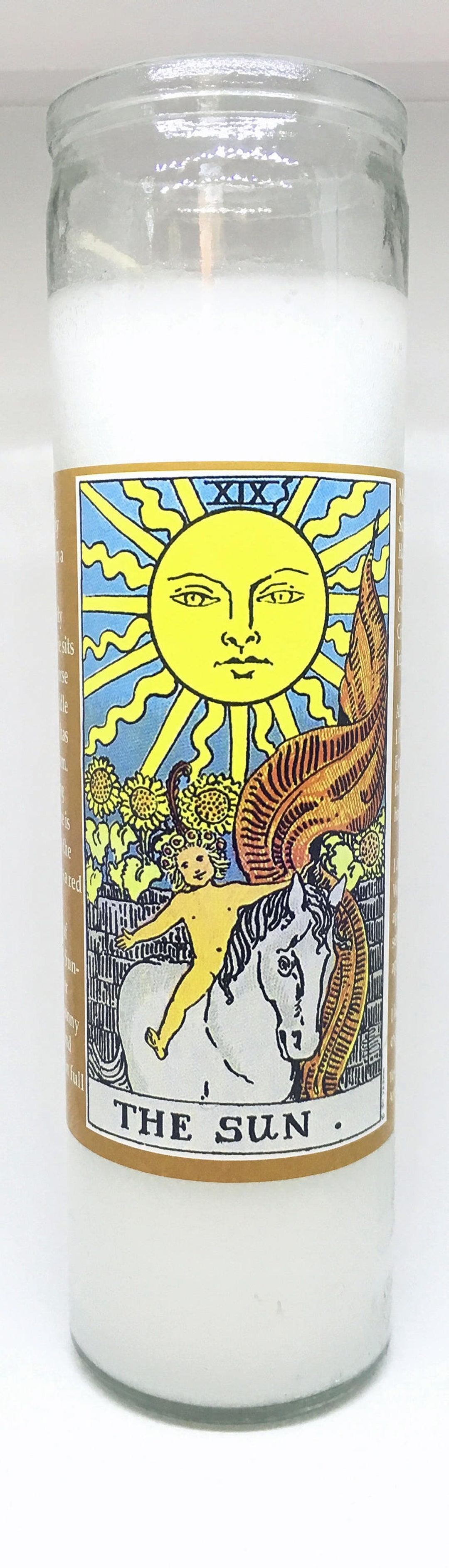 Tarot Sun Candle Oracle Card Rider Waite Image Spiritual Metaphysical ...