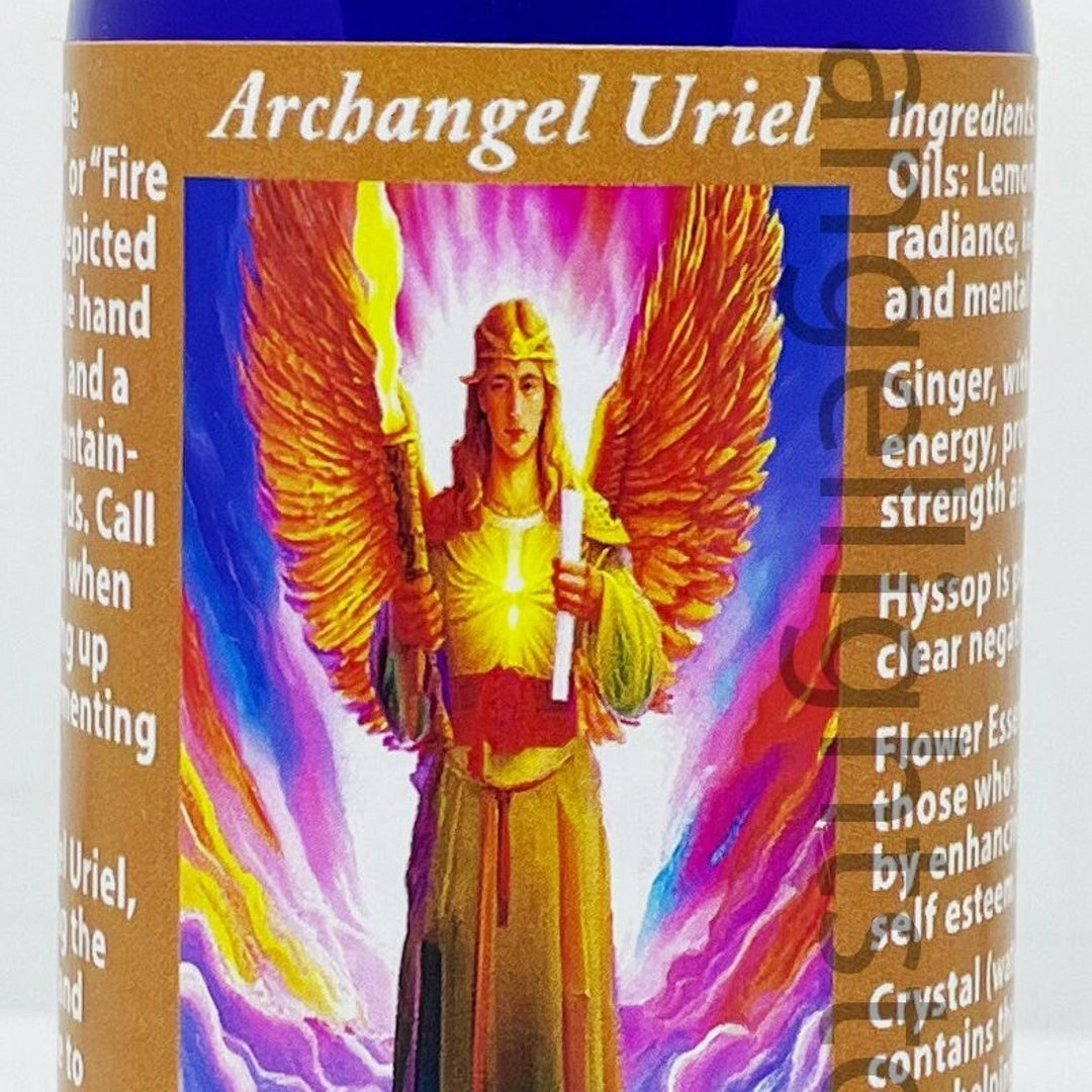 Archangel Uriel Spray Aroma Mist Angel of Light Angel of Fire Angel ...