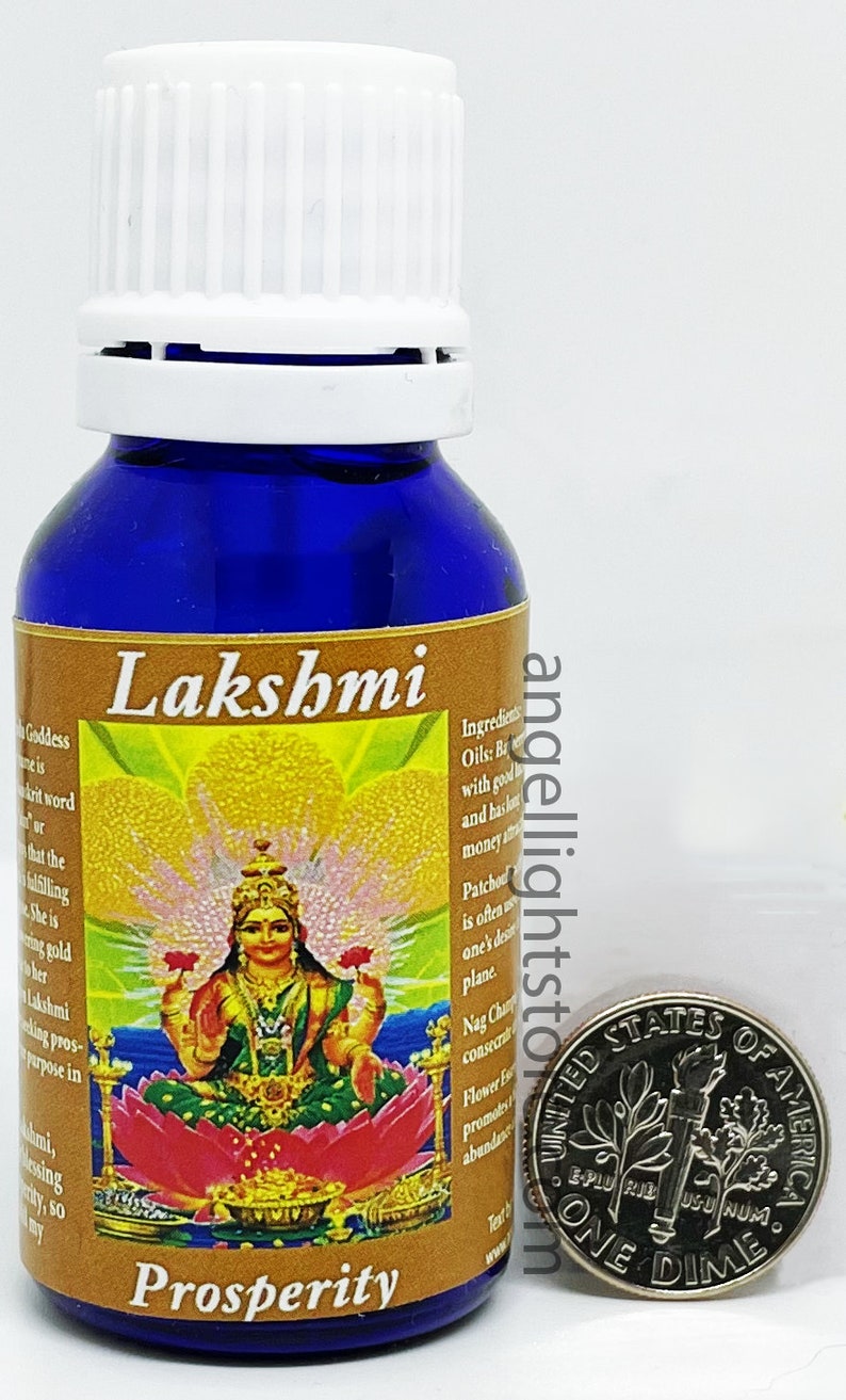 Lakshmi Oil Anointing Hindu Deity Item Indian Religion Goddess of ...