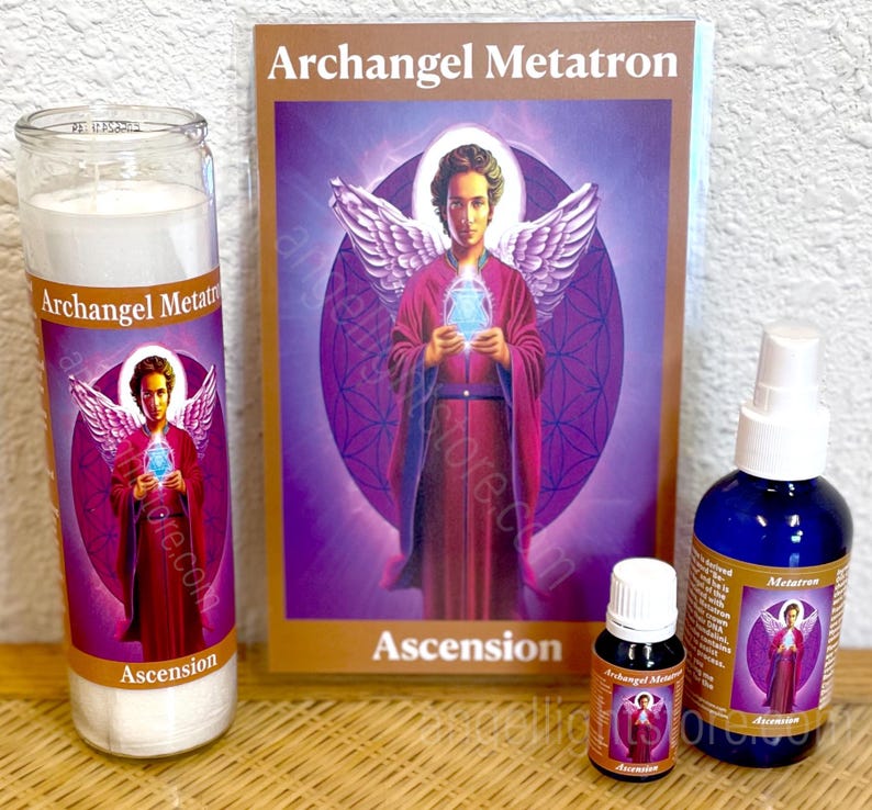 Archangel Metatron Altar Print - Etsy