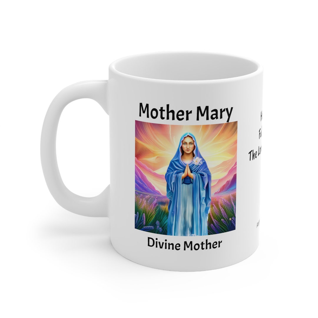 Mother Mary Mug Spiritual Deities Christian Religious Goddess Virgin ...