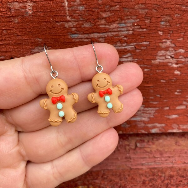 Gingerbread Earrings - Etsy