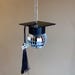 Customizable Graduation Cap Disco Ball Mirrorball Rearview Mirror Car ...
