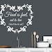 Wall Decals Food is Fuel Eat to Live Health Medicine Diet Healthy ...