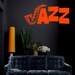 Wall Decal Jazz Sign Saxophone Music Studio Design Jazz Clubs Art ...