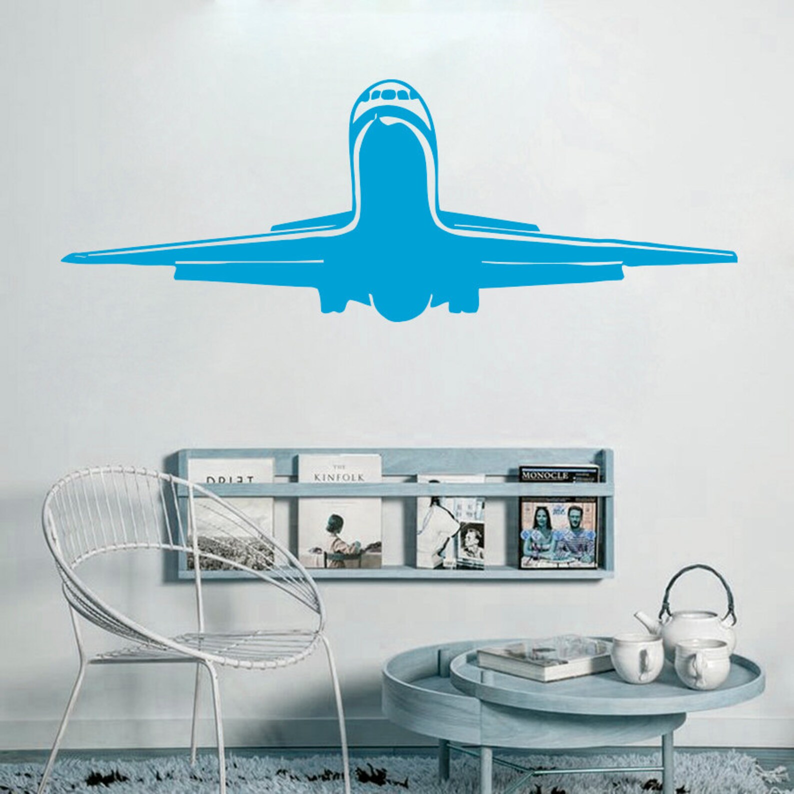 Wall Decal Vinyl Sticker Airplane Plane Air Fighter Jet Copter - Etsy