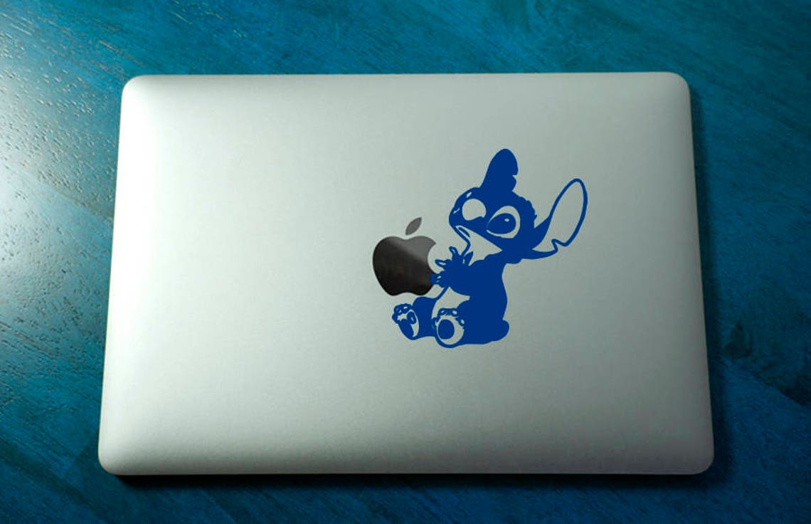 Laptop Vinyl Decal Baby Stitch Computer Decal Lilo and Stitch - Etsy