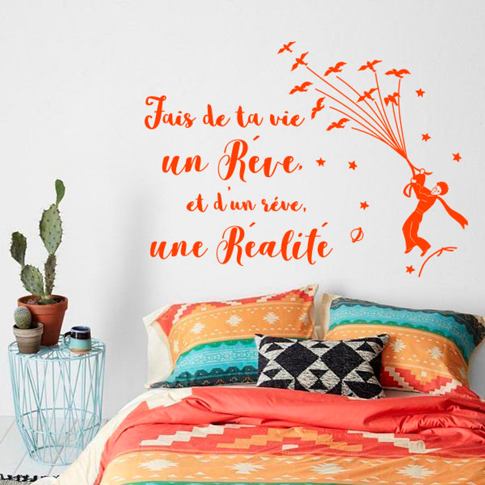 Vinyl Decal Little Petit Prince Quote fais De Ta Vie Un Rêve - Etsy