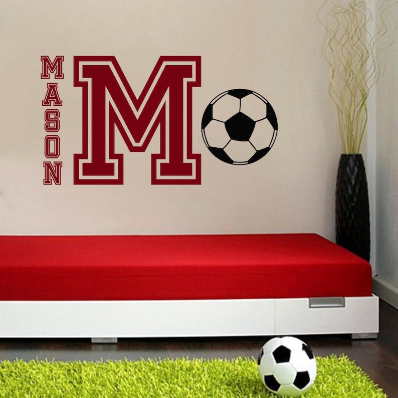 Wall Decal Vinyl Sticker Sport Football Game Team Ball | Etsy