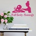 Wall Decal Full Body Massage Sign Facials Rejuvenation Beauty - Etsy