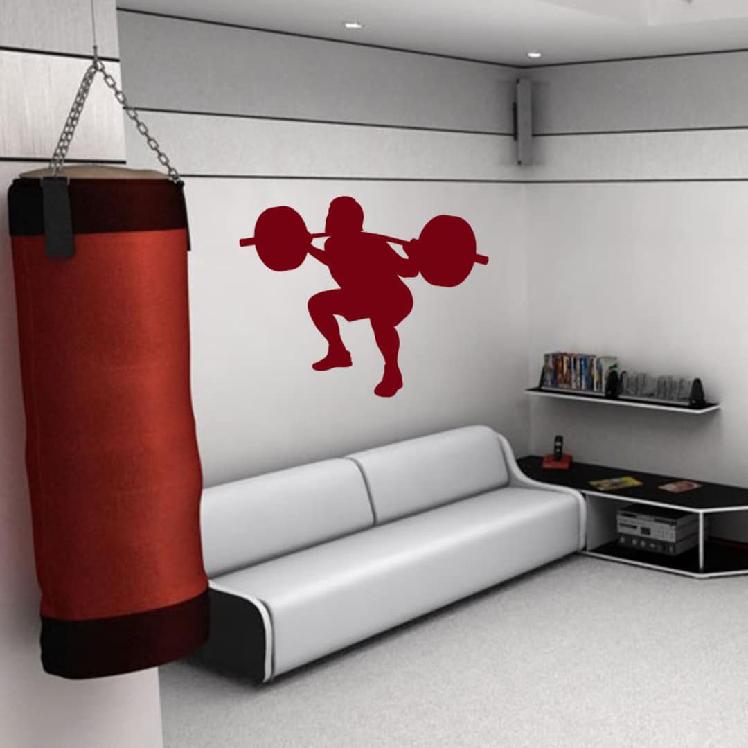 Wall Decal Vinyl autocollant Sport équipe les gens Fitness formation ...