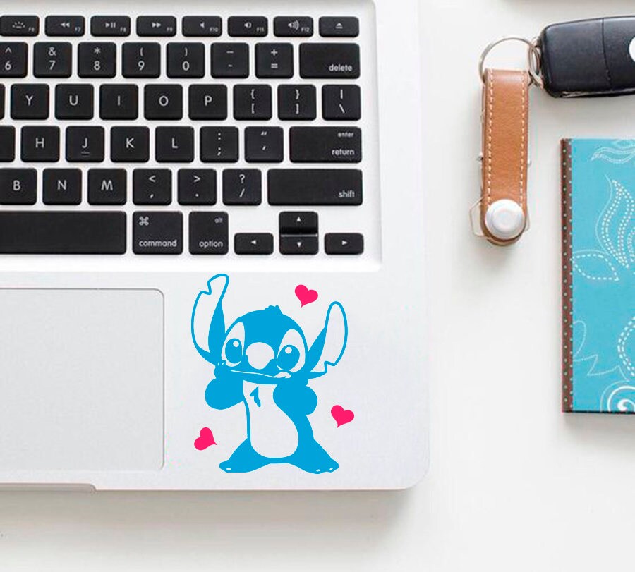 Laptop Vinyl Decal Baby Stitch Computer Decal Lilo and Stitch | Etsy