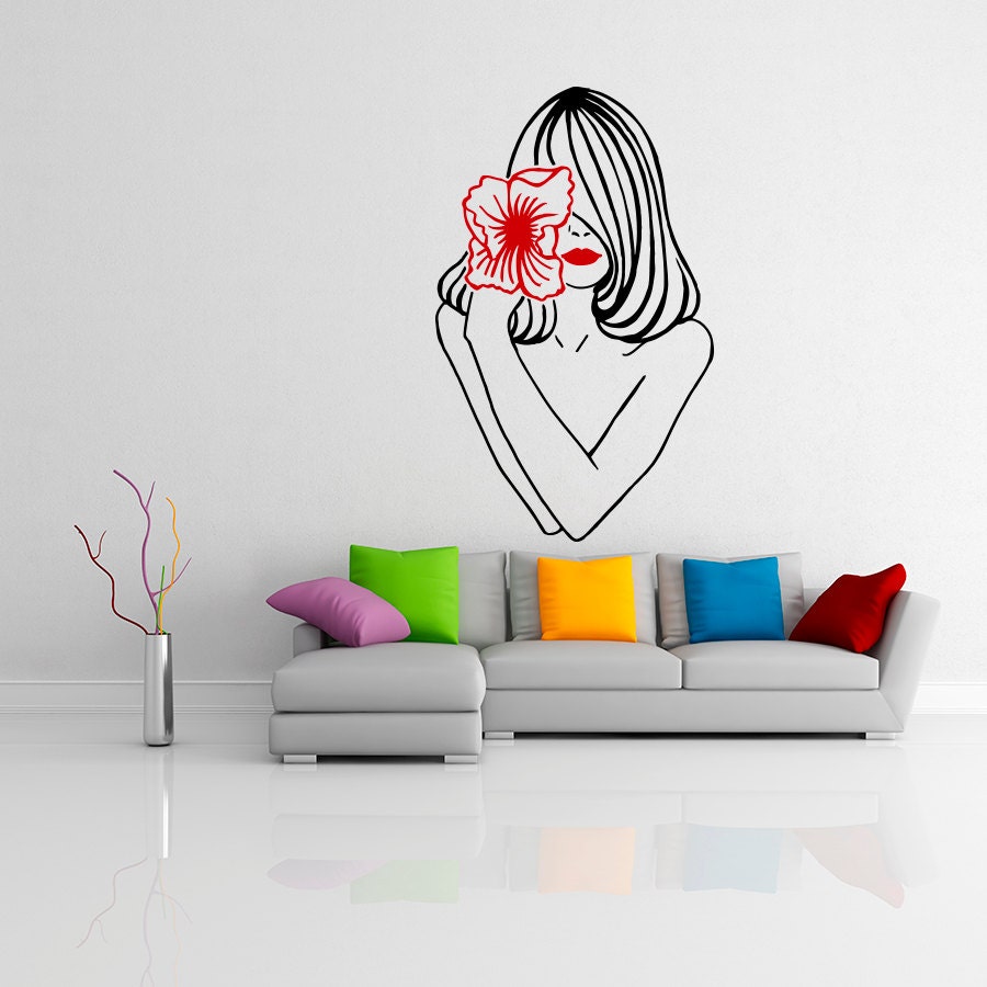 Wall Decal Beauty Salon Vinyl Decal Interior Decor Sticker | Etsy