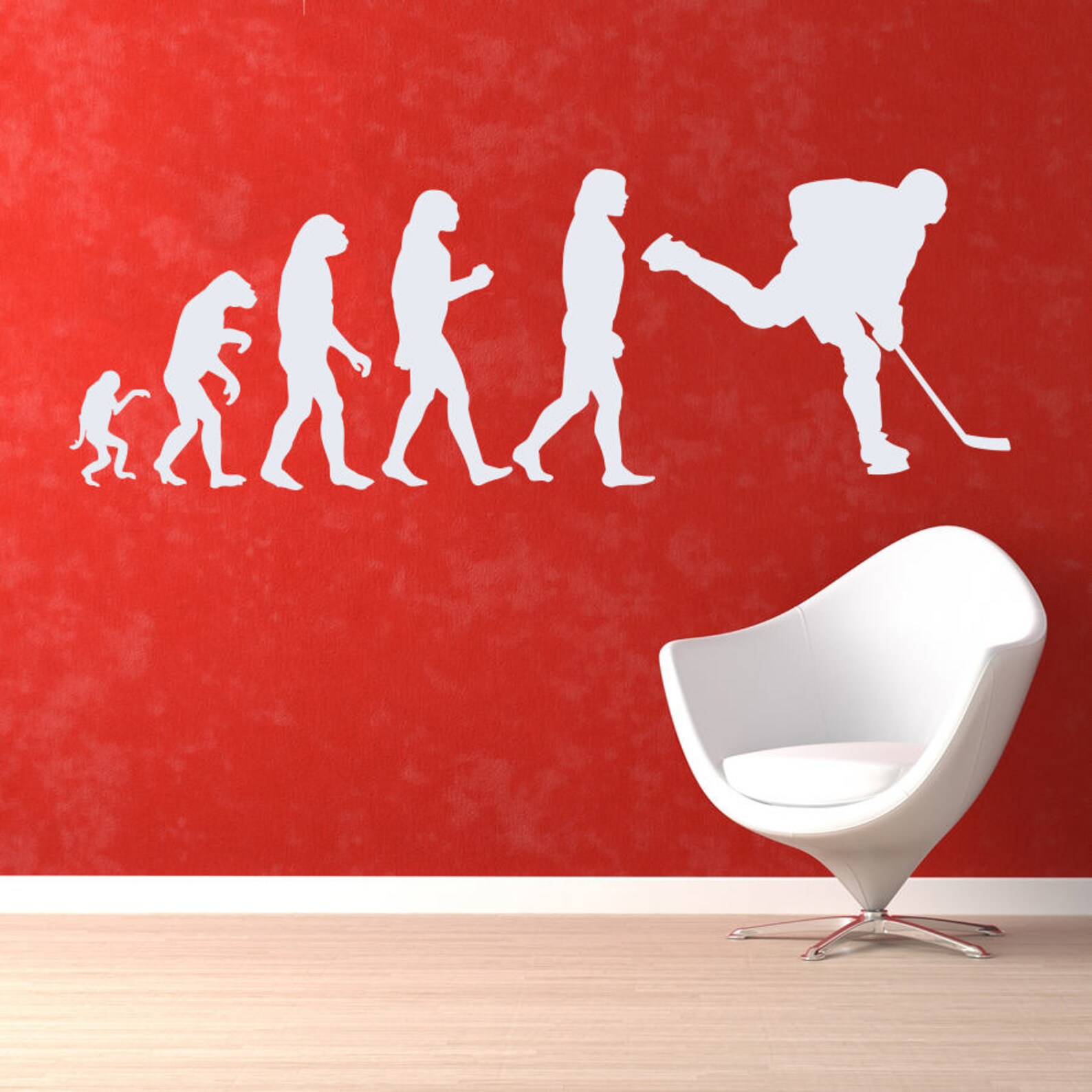 Wall Decal Human Evolution Anatomy Man Cave Evolve Exrtreme | Etsy