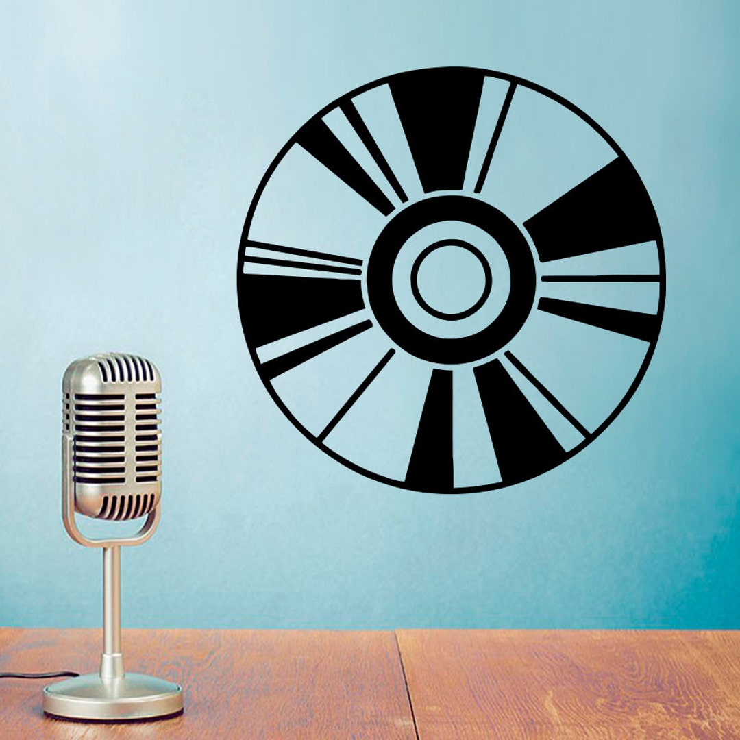 Wall Decal Vinyl Record Music Studio Design Music Clubs Recording ...