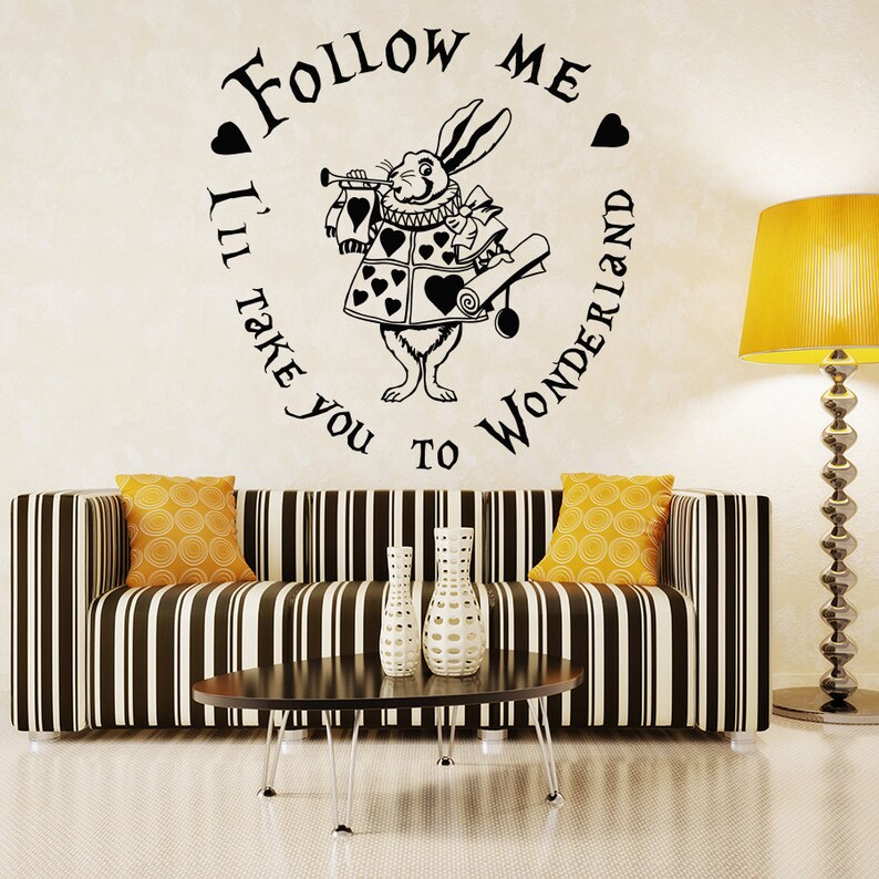 Wall Sticker citation suivez moi je vais vous prendre au pays - Etsy France