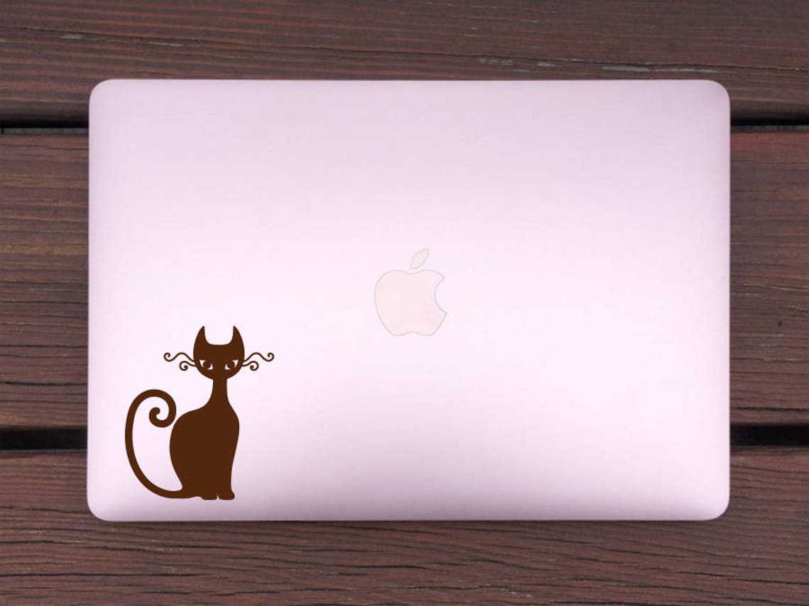 Laptop Vinyl Decal Sticker Kitten Cats Pets Kitty Animals | Etsy