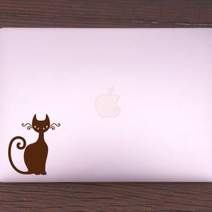 Laptop Vinyl Decal Sticker Kitten Cats Pets Kitty Animals Prank Fun Joy ...