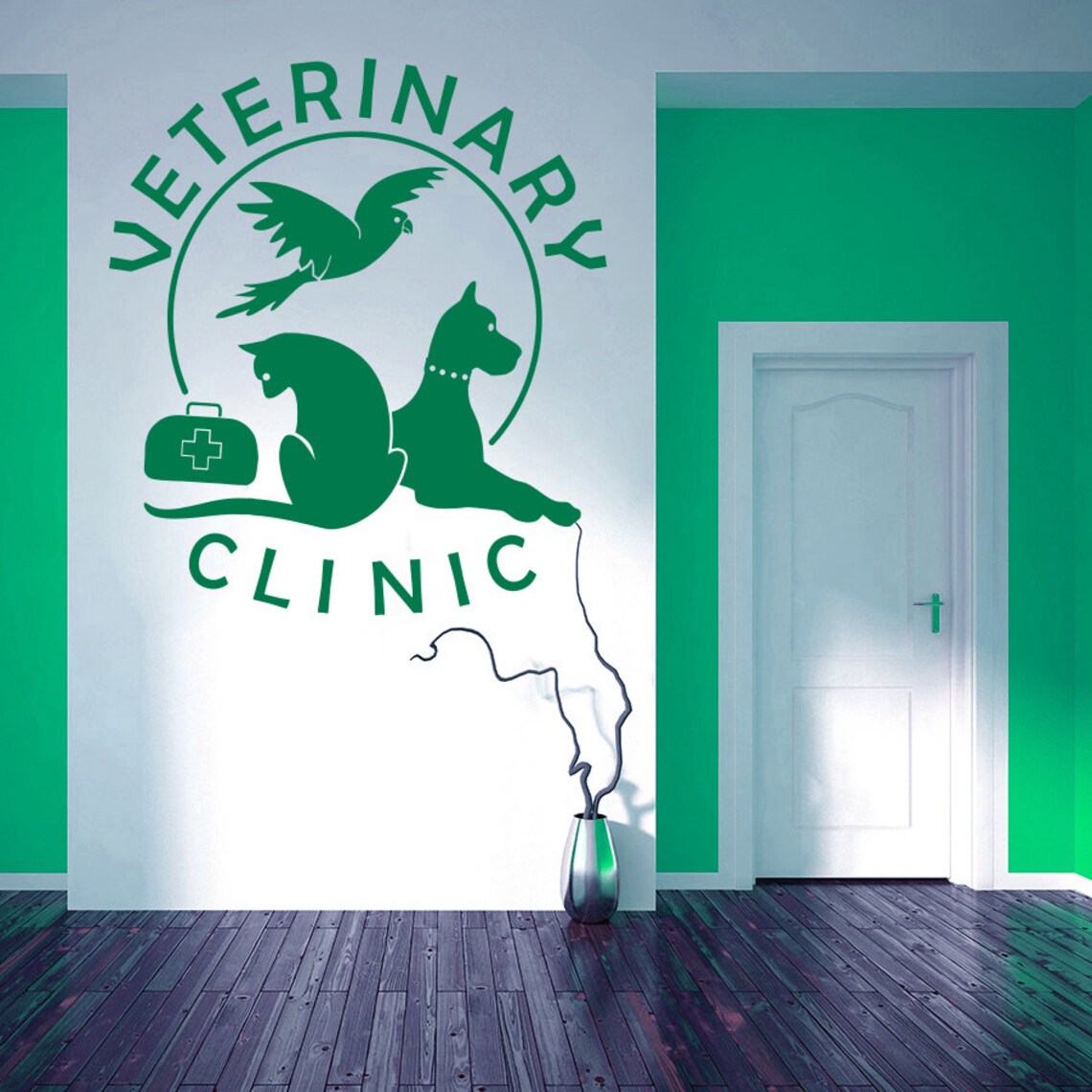 Wall Decal Pets Pet Veterinary Services Medicine Veterinary - Etsy