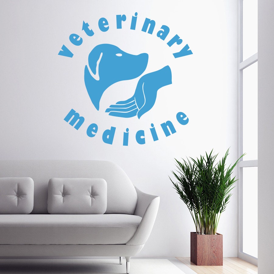 Wall Decal Pets Pet Veterinary Services Medicine Veterinary - Etsy