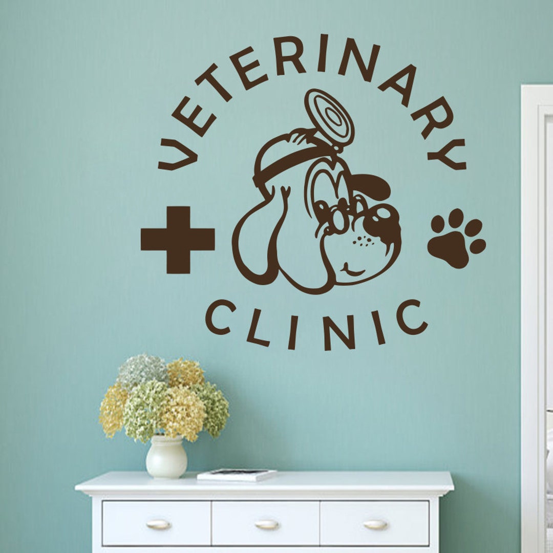 Wall Decal Pets Pet Veterinary Services Medicine Veterinary Clinic ...