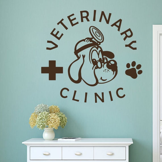 Wall Decal Pets Pet Veterinary Services Medicine Veterinary | Etsy