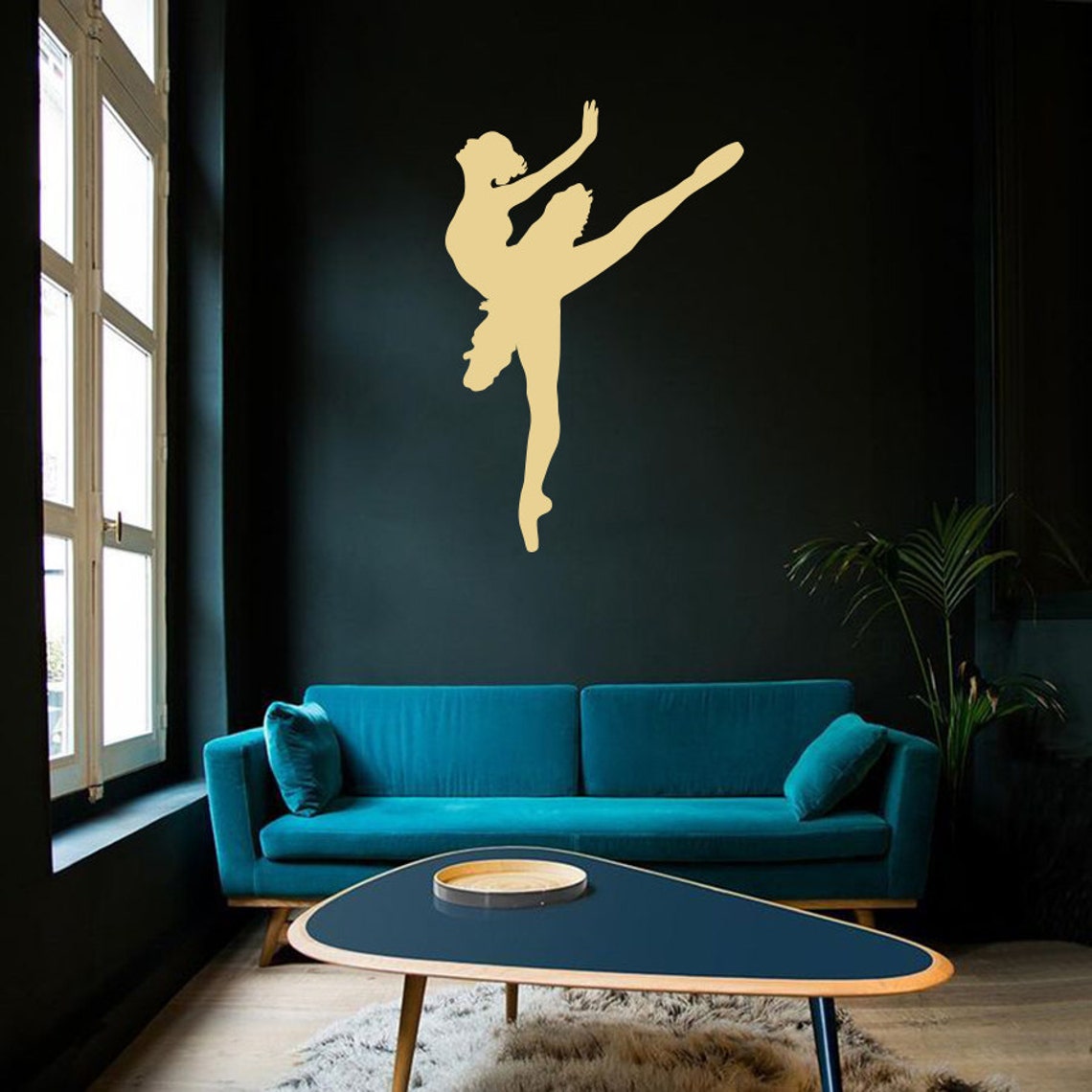 Wall Decal Vinyl Sticker Ballet Art Dancer Dancing Ballerina - Etsy