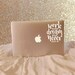 Laptop Vinyl Decal Sticker Work Hard Dream Big Never Give up Computer ...