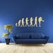 Wall Decal Human Evolution Anatomy Man Cave Evolve Exrtreme - Etsy