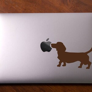 Laptop Vinyl Decal Sticker Animals Dog Pets Pet Dachshund Computer ...