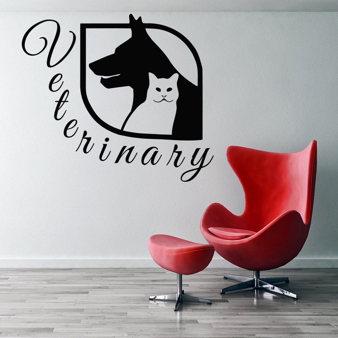 Wall Decal Pets Pet Veterinary Services Medicine Veterinary Clinic ...